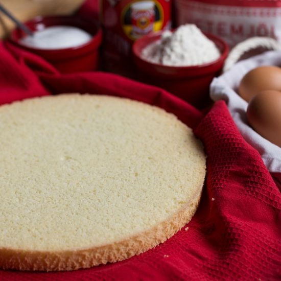 Easy sponge cake recipe • Electric Blue Food - Kitchen stories from abroad