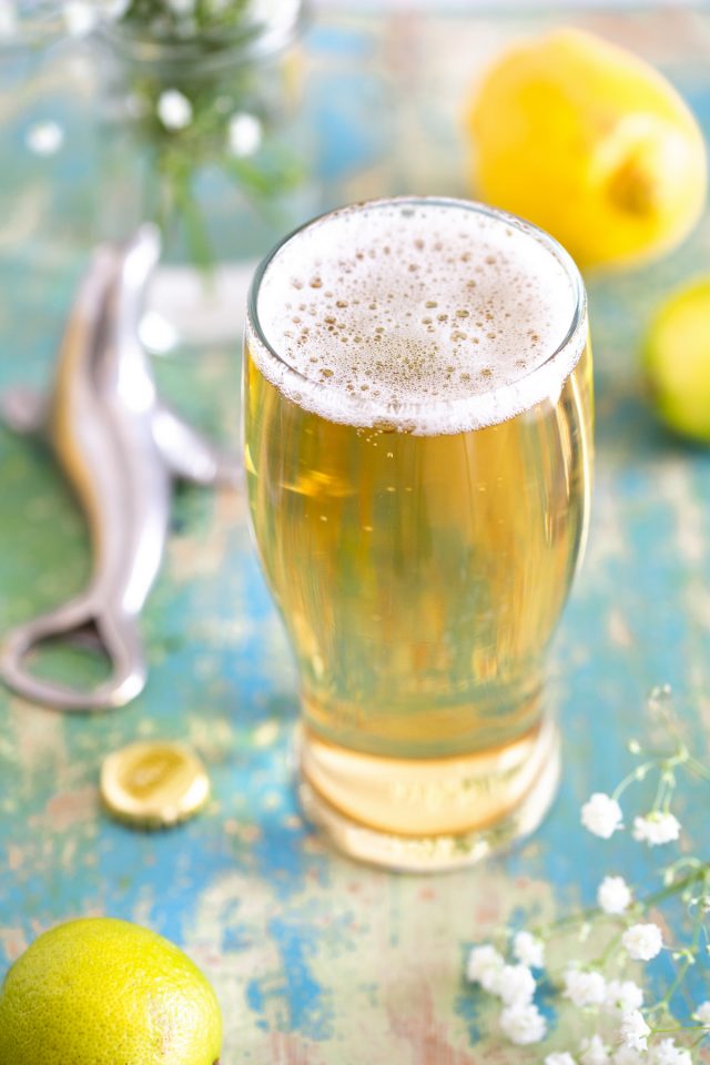 Panaché (beer shandy) • Electric Blue Food - Kitchen stories from abroad