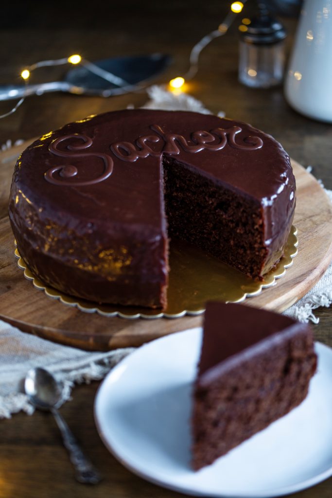 Sachertorte Austrian Chocolate Cake • Electric Blue Food